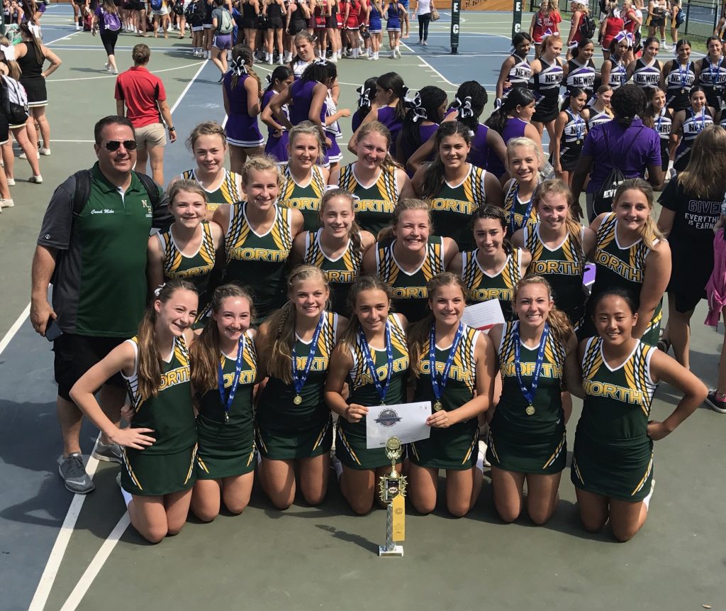 North Cheer awarded the Spirit Stick and Superior Ribbon at the (UCA ...