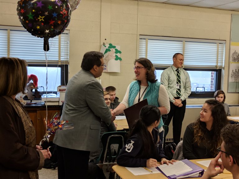 Amy Mullay is Hunterdon County’s Teacher of the Year