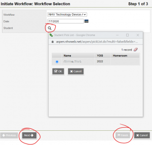 Aspen – Submitting Forms