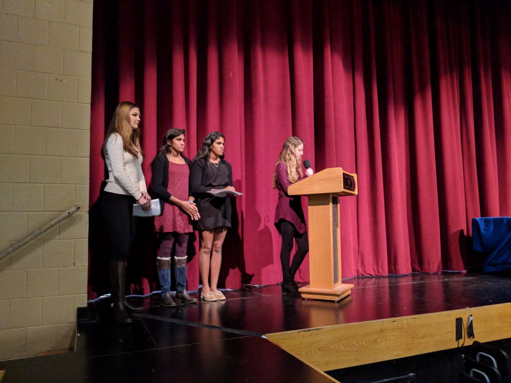Voorhees Inducts First Members of National English Honor Society